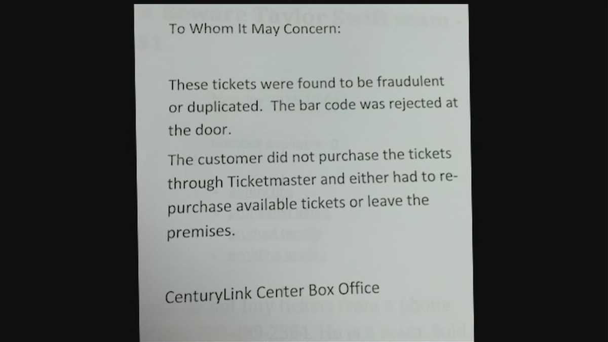 Taylor Swift ticket scam