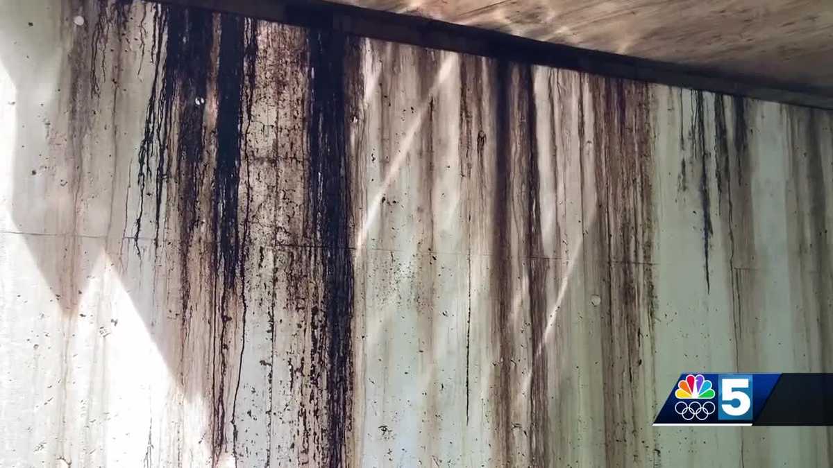 A bridge in Norwich leaking hazardous chemicals