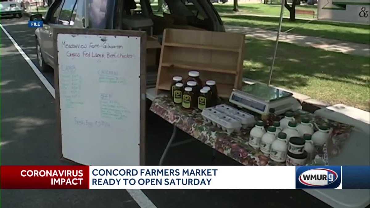 Concord Farmers' Market prepares to reopen