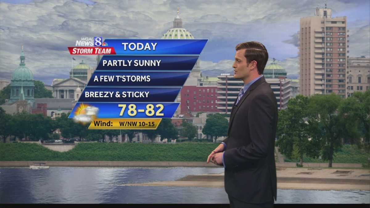 Matt Moore's forecast: Thunderstorms in the mix for today