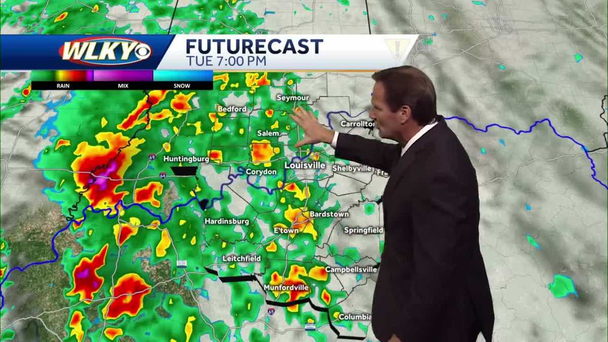 Rain chances increase late tomorrow