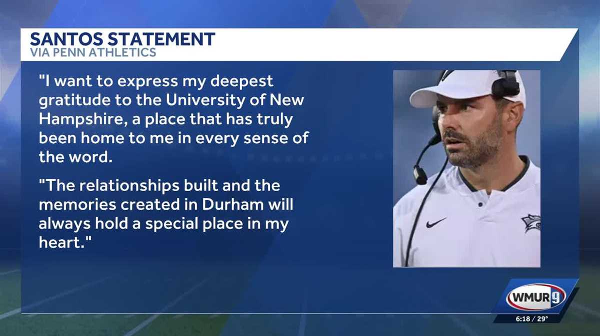 UNH head football coach Rick Santos resigns