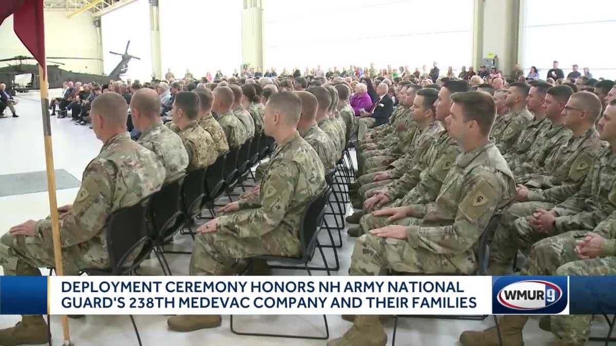 Deployment ceremony honors NH Army National Guard's 238th Medevac Company