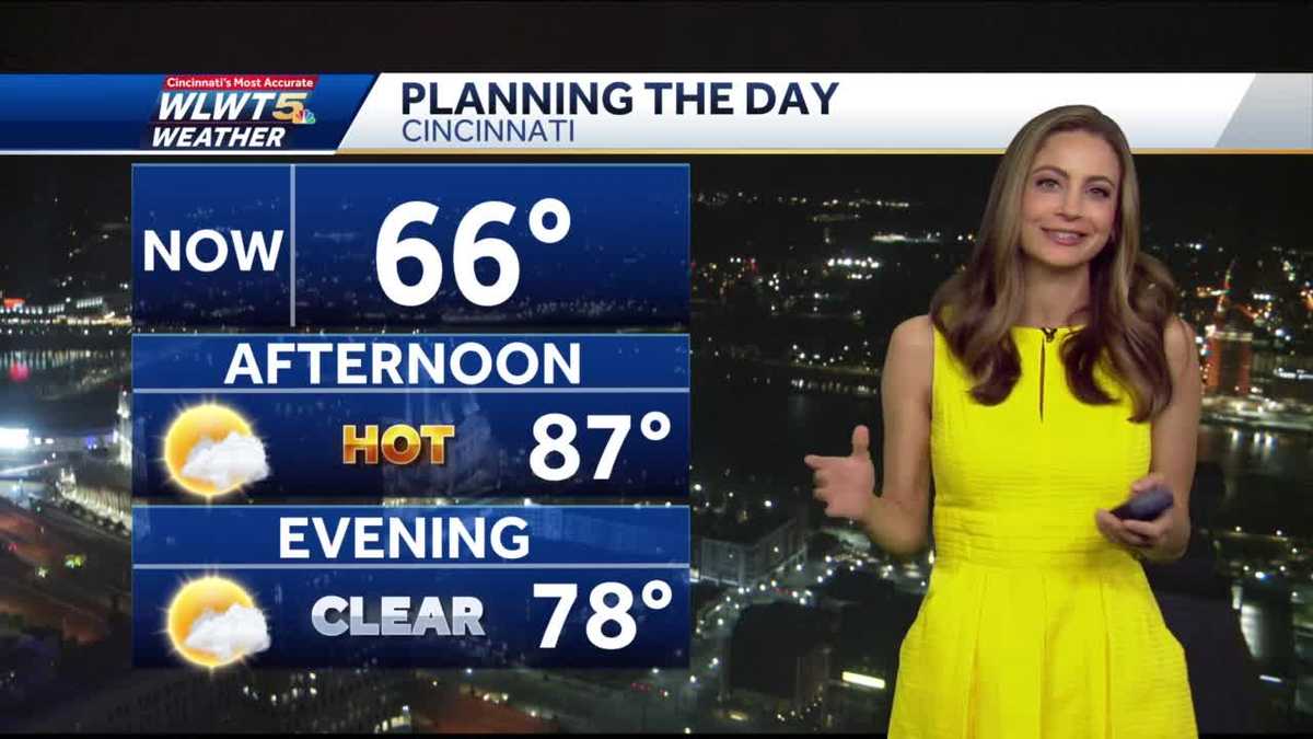 Hot again before temps drop