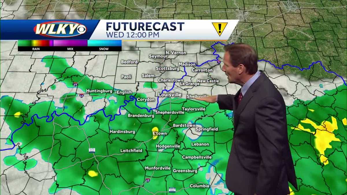 Impact weather tomorrow morning for shower chances