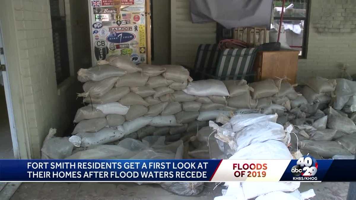 Ft. Smith residents get first look at homes after flood waters recede
