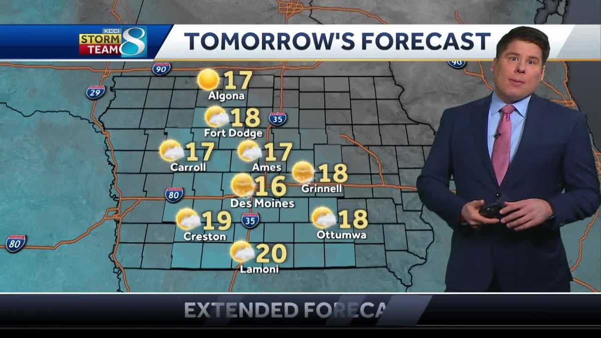 Iowa weather: Watch for slick spots during afternoon commute