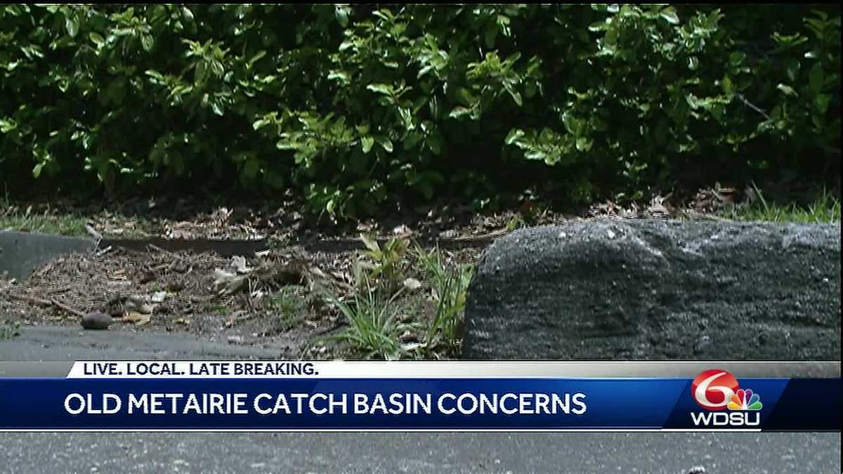 People living in Old Metairie have concerns over clogged catch basins