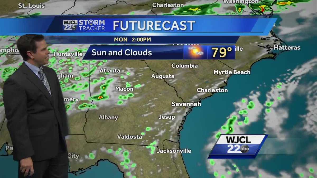 The warm weather continues with storms by tomorrow