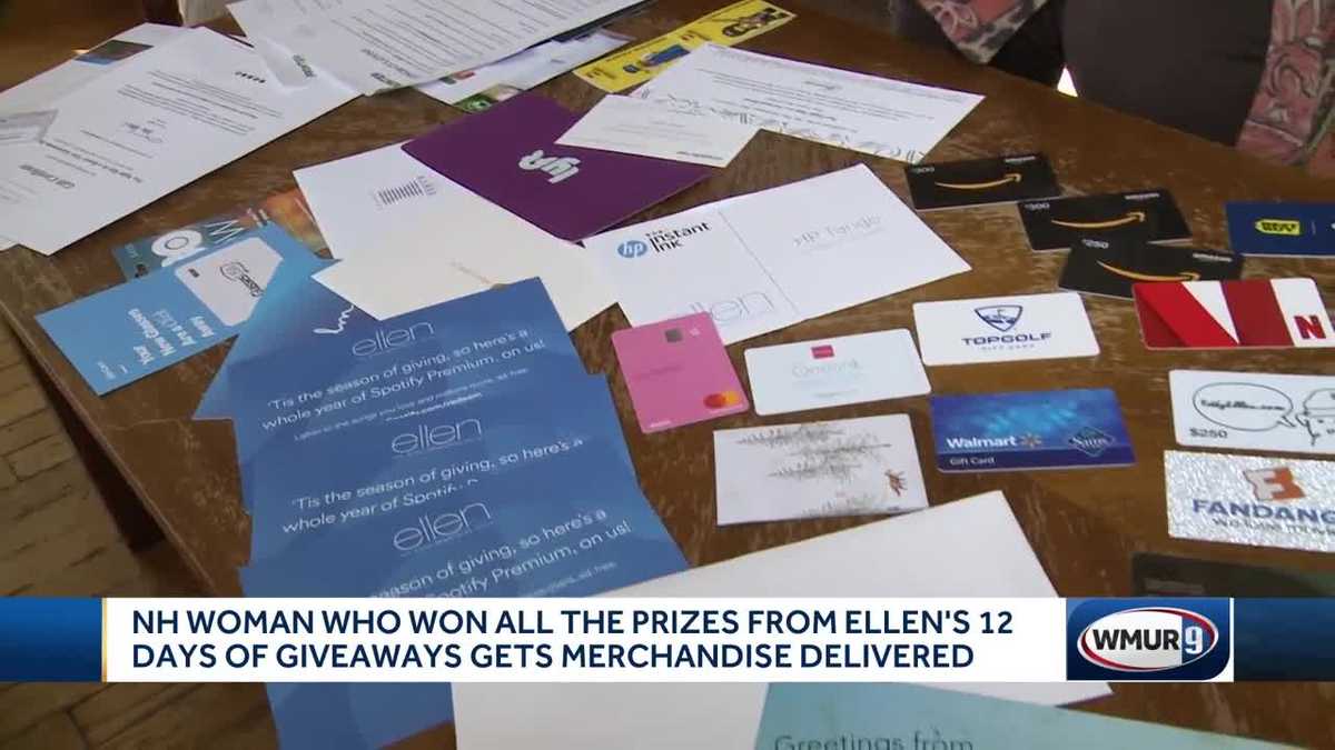 NH woman who won Ellen's 12 Days of Giveaways contest receives prizes