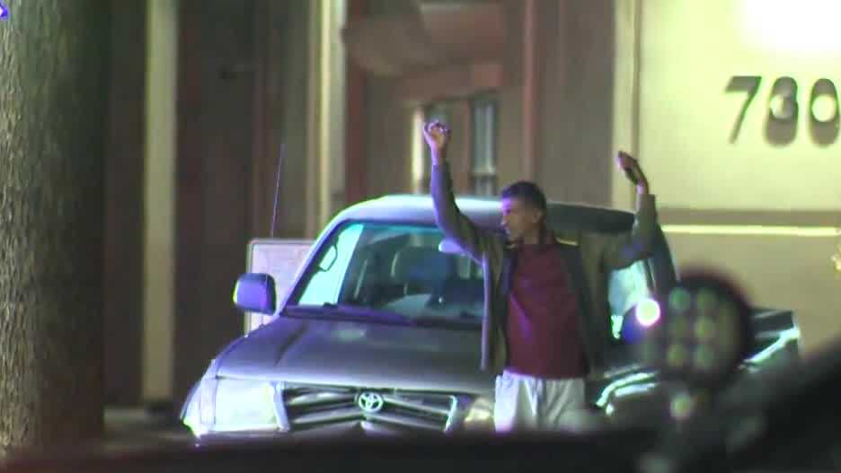 Sacramento Police Arrest Suspect After Chase Standoff Sunday Night