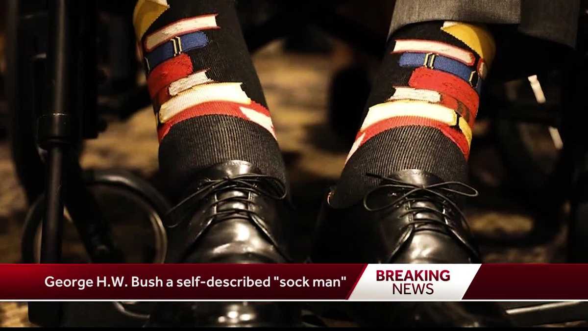 George H.W. Bush a self-described "sock man"