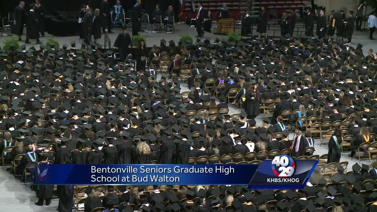 Bentonville seniors graduate high school at Bud Walton Arena