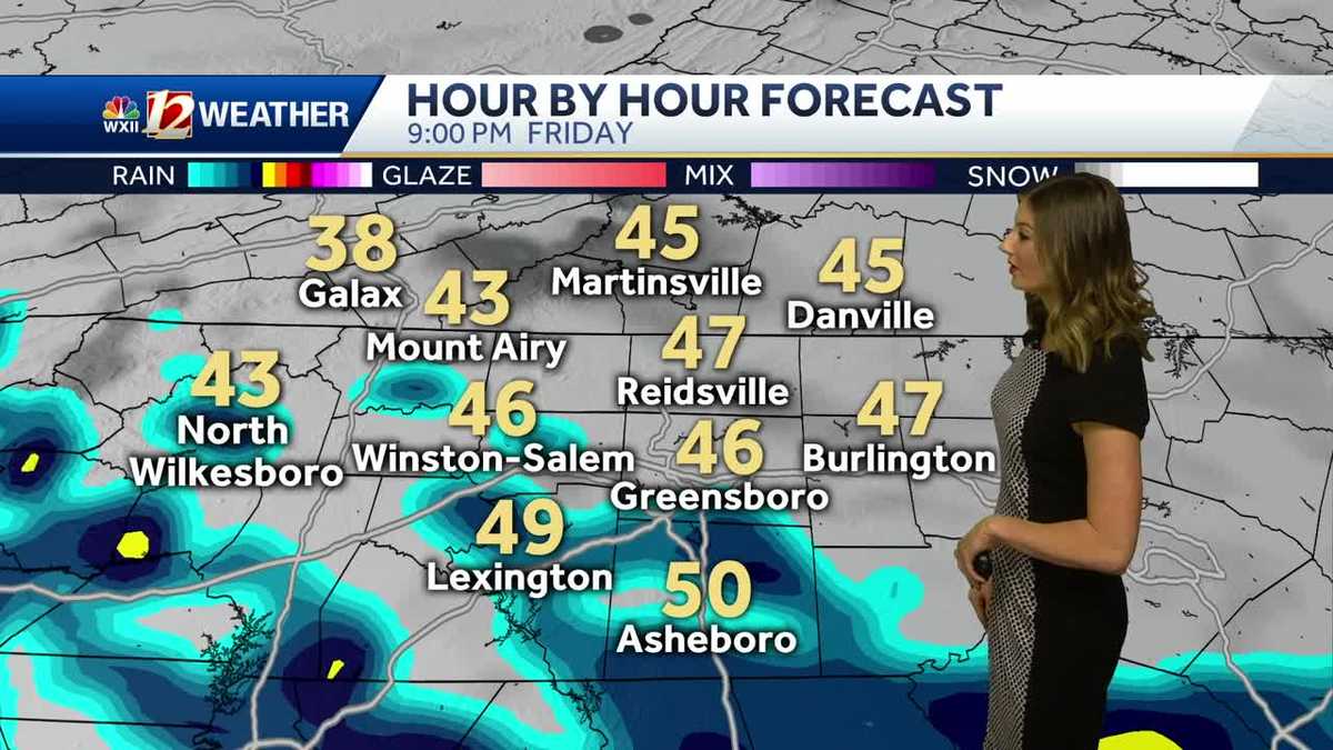 WATCH: Wintry Mix & Rainy Start to Weekend