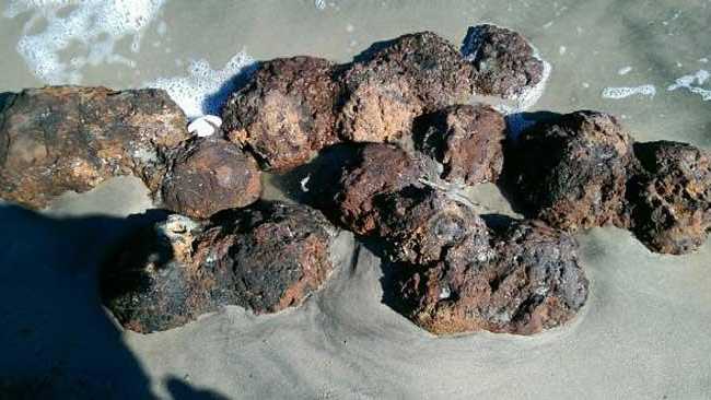 Unexploded Civil War Bombs Found in Matthew's Wake