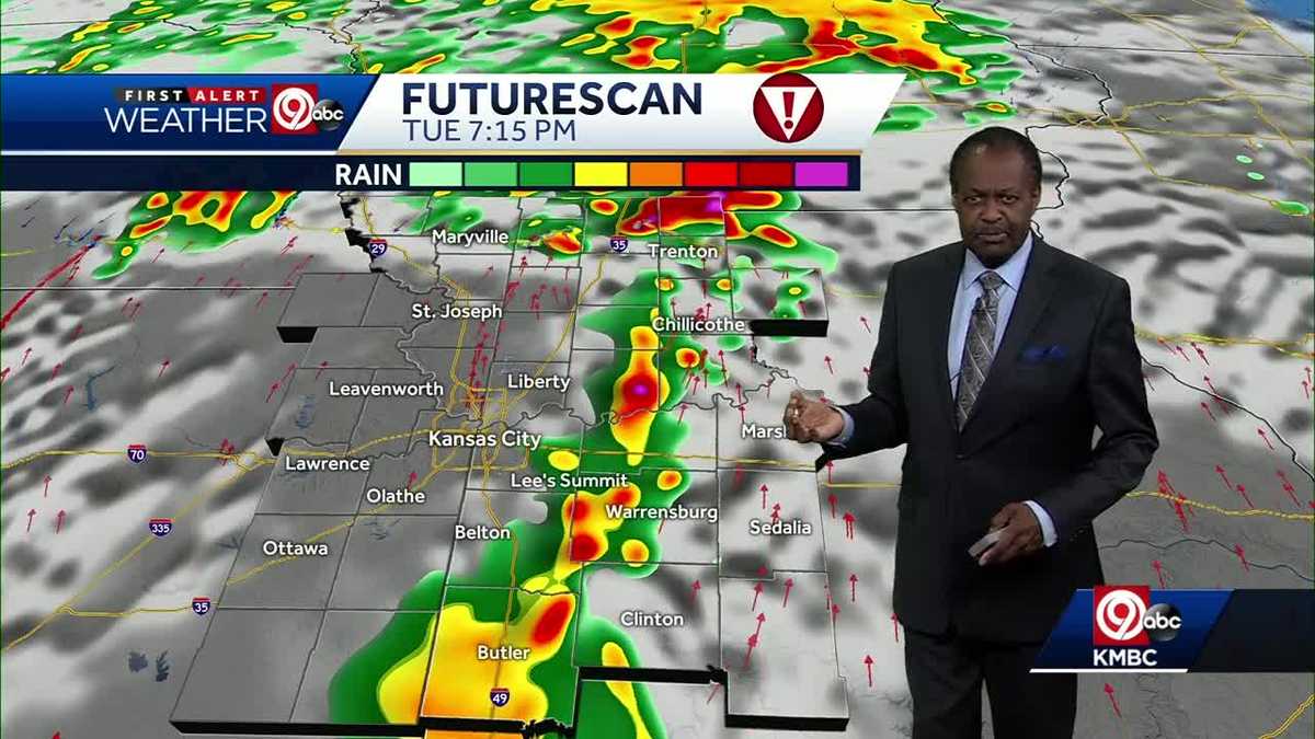 Stormy scenario setting up for Tuesday