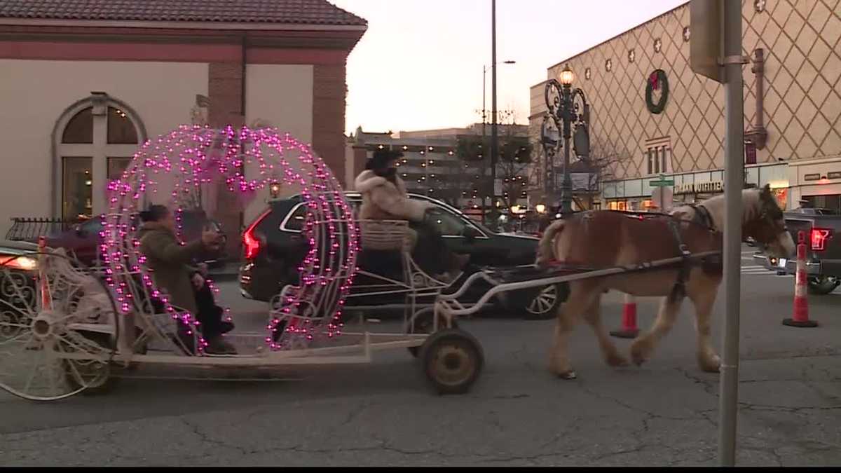 Holiday tradition of horse-drawn carriages on the Plaza continues