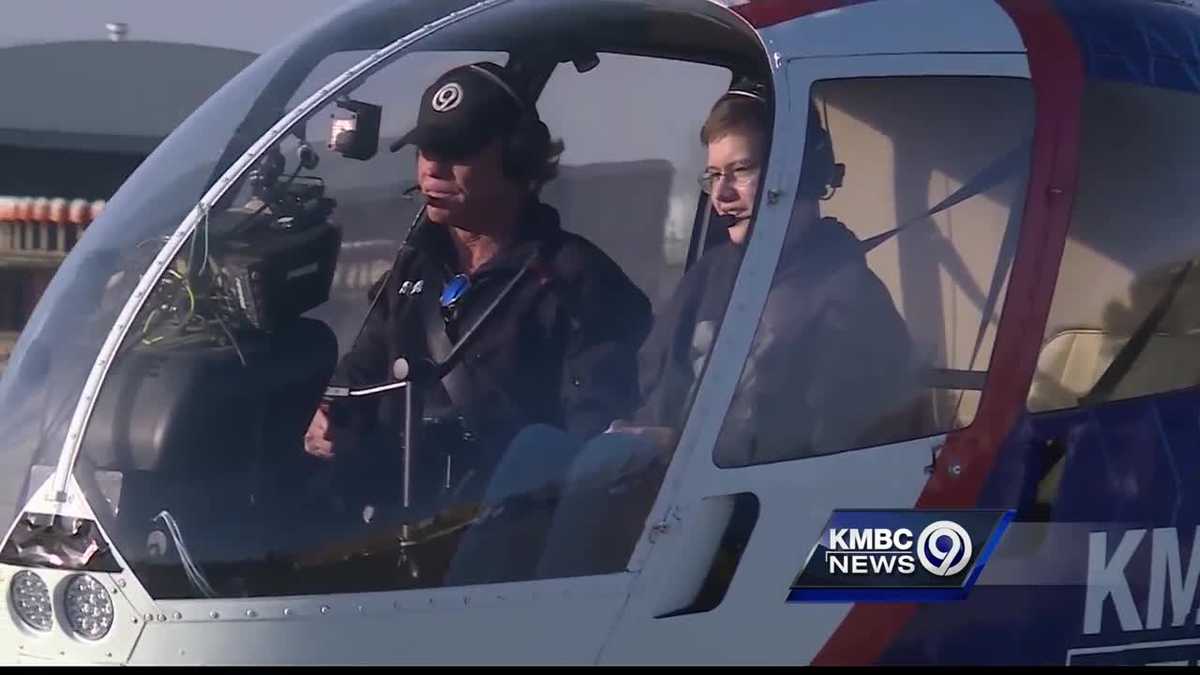 Dream Factory teenager flies with KMBC's Johnny Rowlands