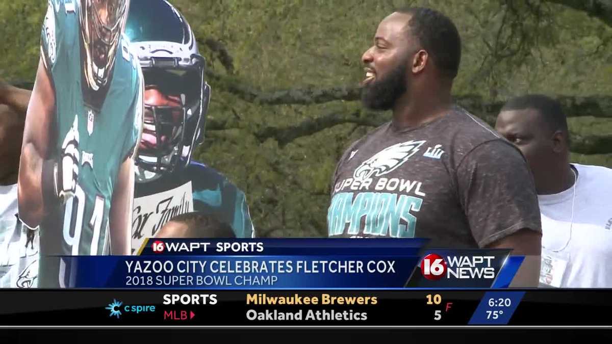 Yazoo City celebrates hometown Super Bowl hero, Fletcher Cox