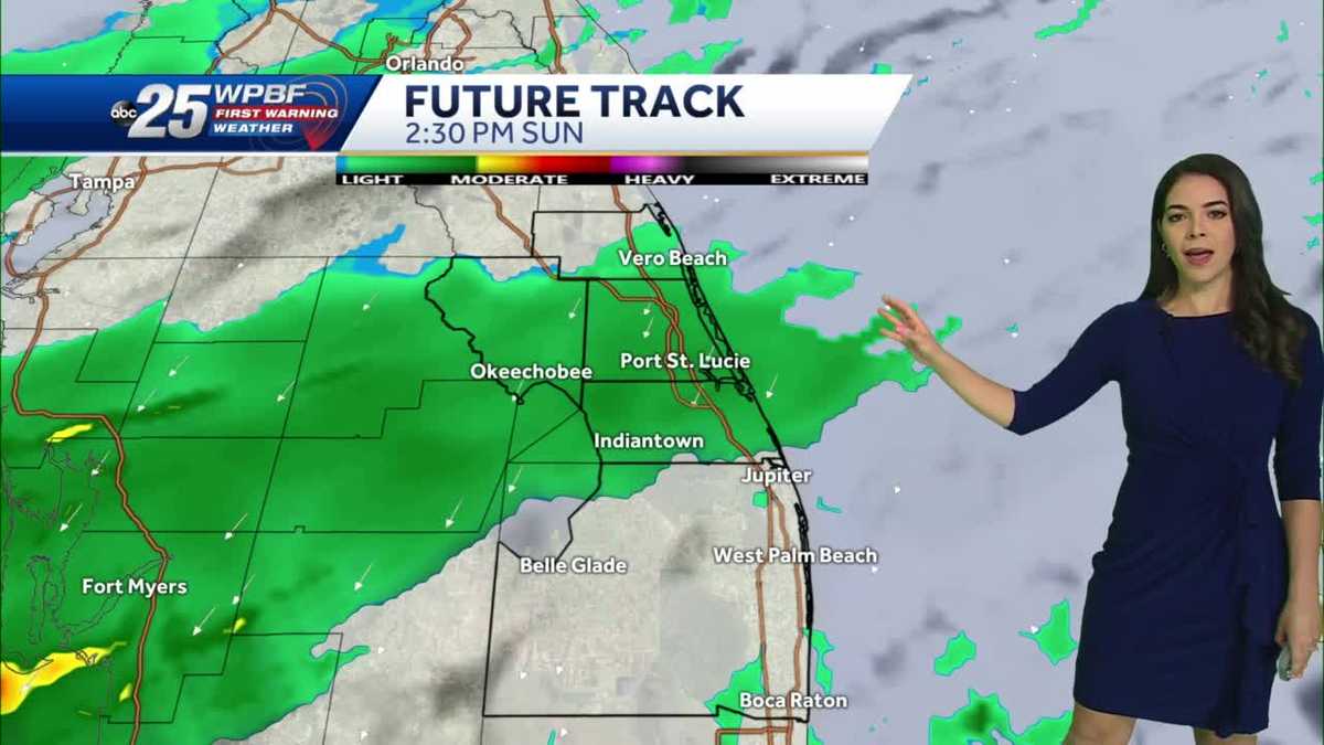 Rain and clouds moving in tomorrow