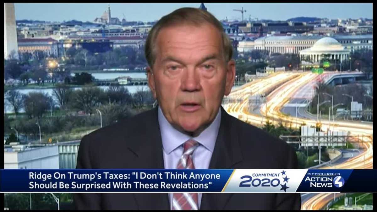 Former Pennsylvania Gov. Tom Ridge says he will vote for Joe Biden