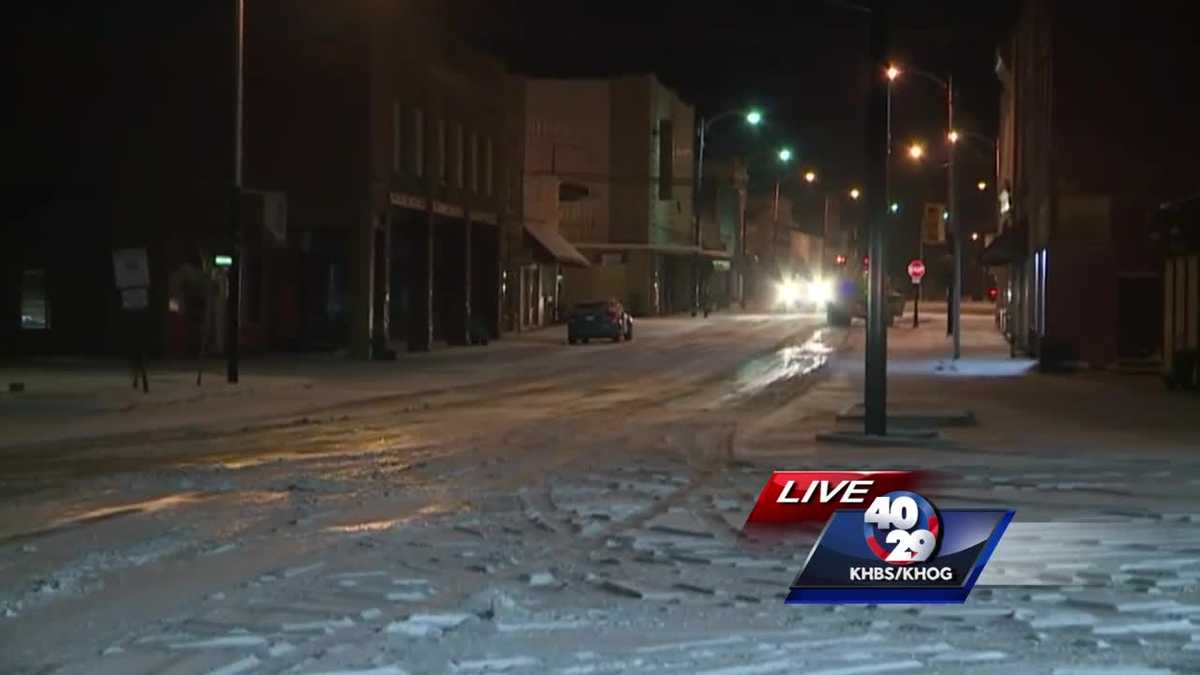 Winter weather impacting eastern Oklahoma