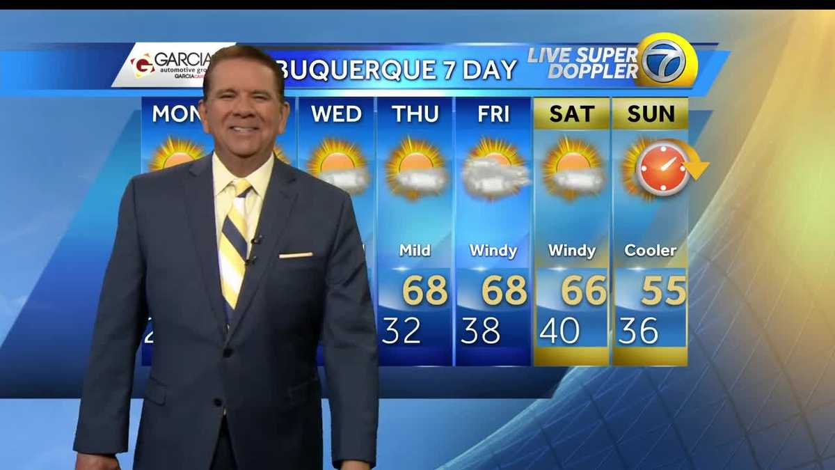Chief Meteorologist Joe Diaz talks about less wind and cooler temps!