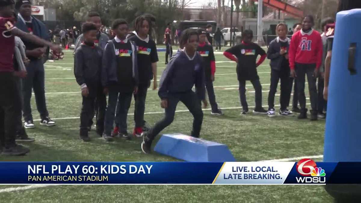 NFL Play 60 takes over New Orleans, gets kids moving and learning