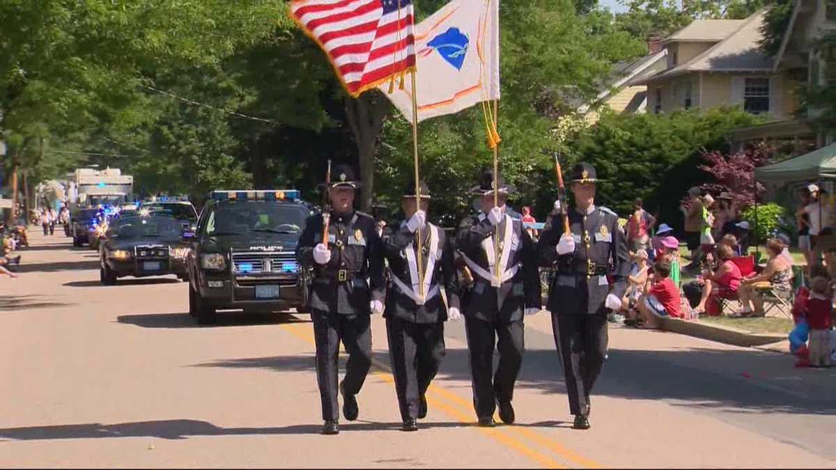 Needham recognizes Boston Marathon first responders at July 4th parade