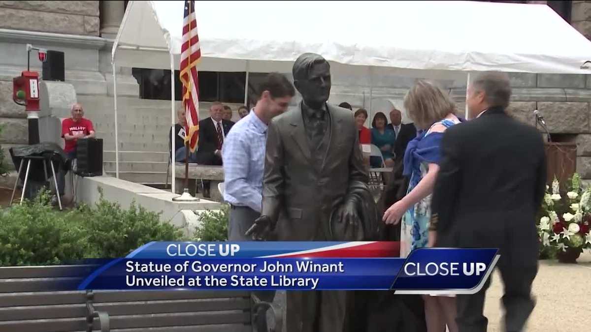 CloseUP: Statue of Gov. John Winant unveiled in Concord
