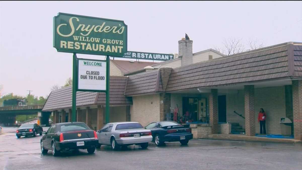 Snyder's Willow Grove closing after flooding