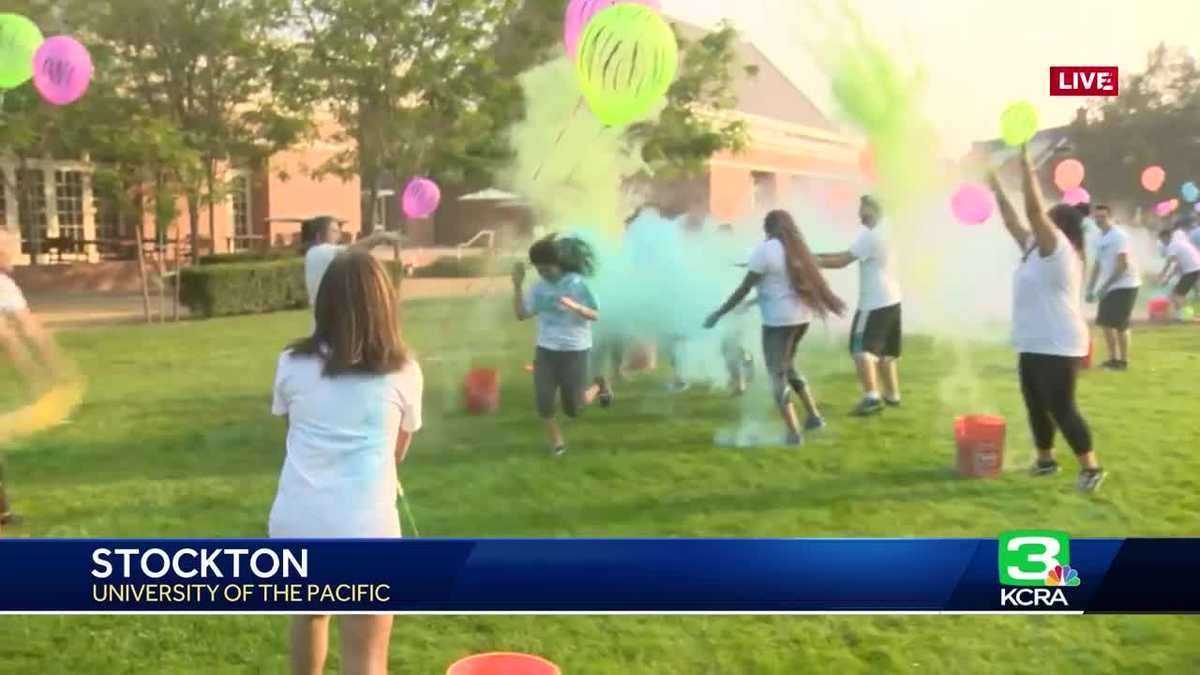 UOP freshman get a colorful welcome