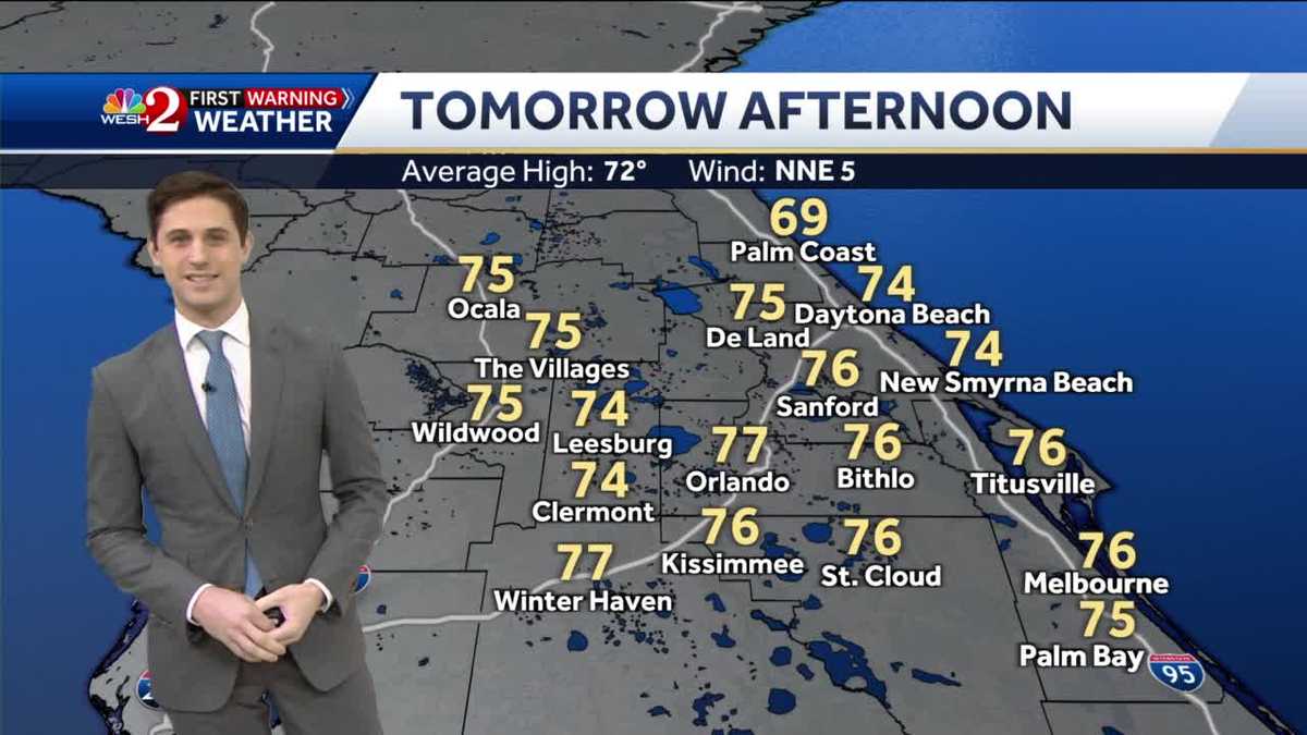 Beautiful Sunday weather expected