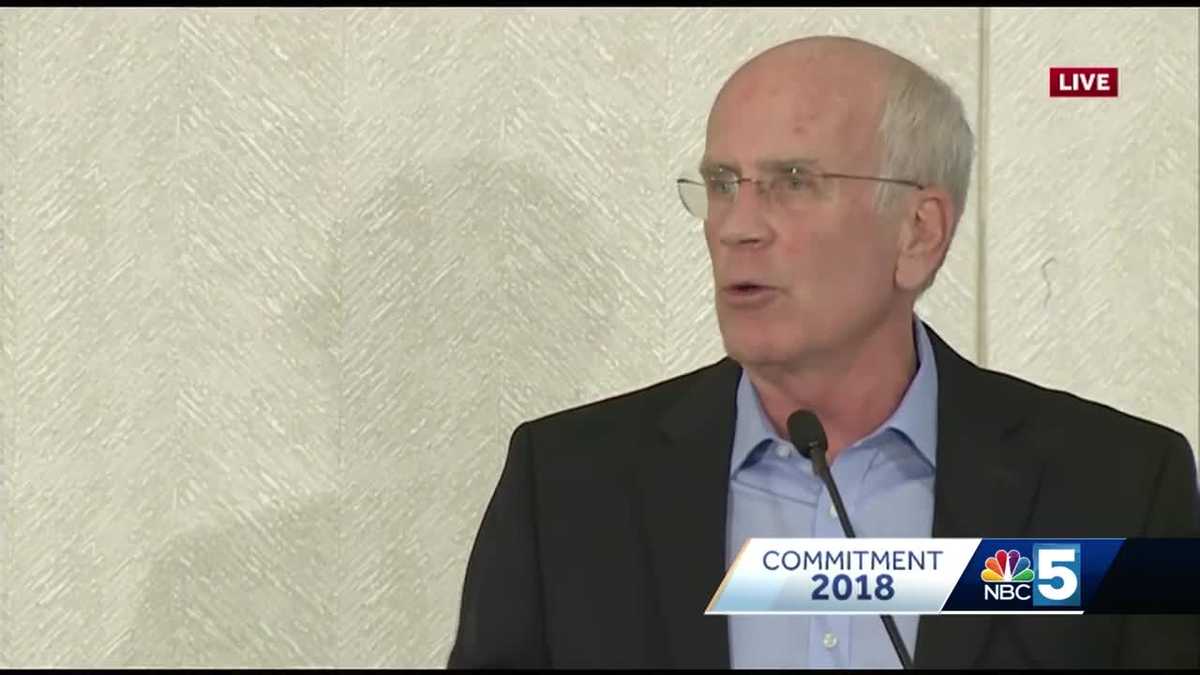 Rep. Peter Welch thanks supports for re-election at victory party