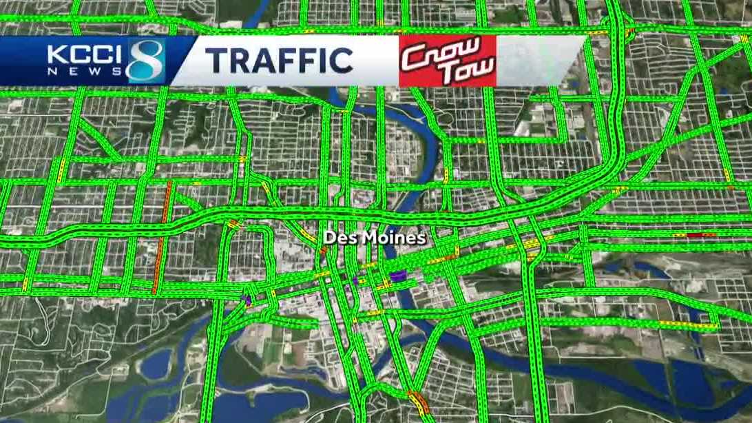 Iowa traffic: Storms knock out traffic signals in Des Moines