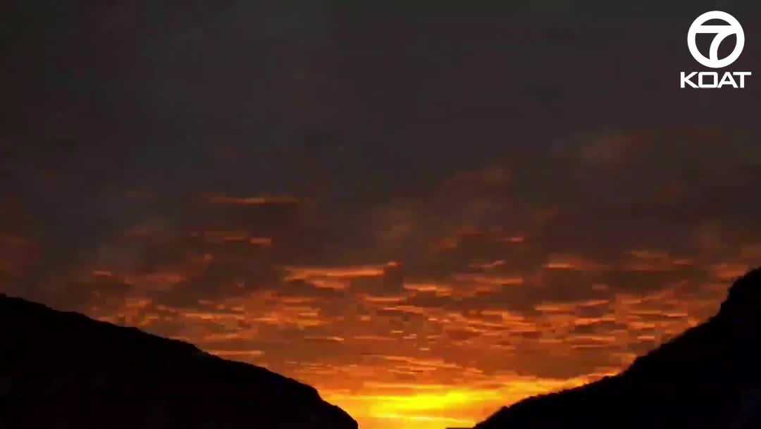 WATCH: Taos sunset highlights the first week of 2021's NM sky's