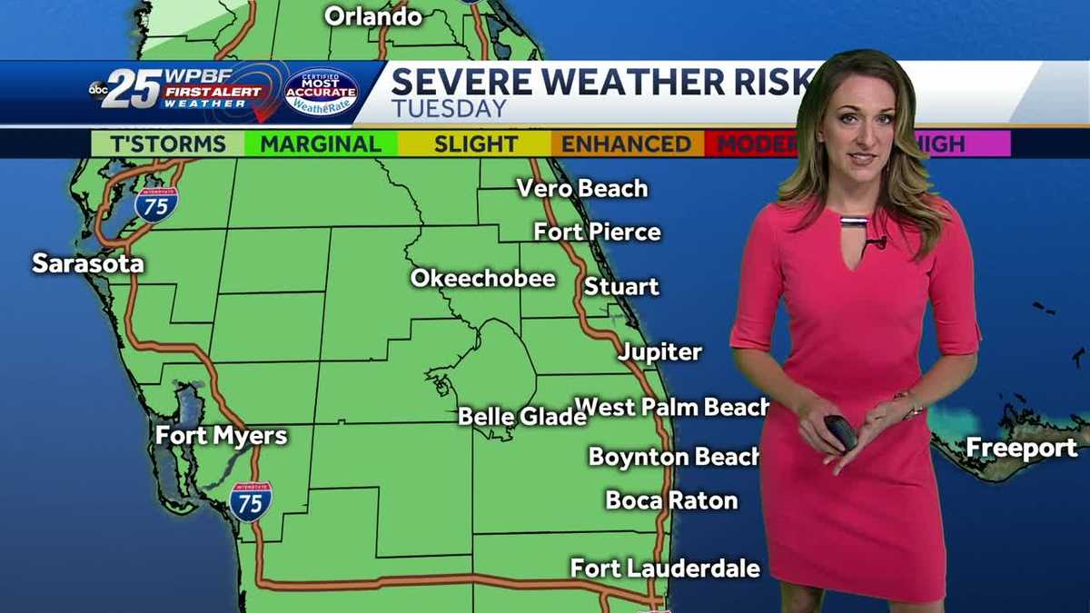 Storm chances move into South Florida