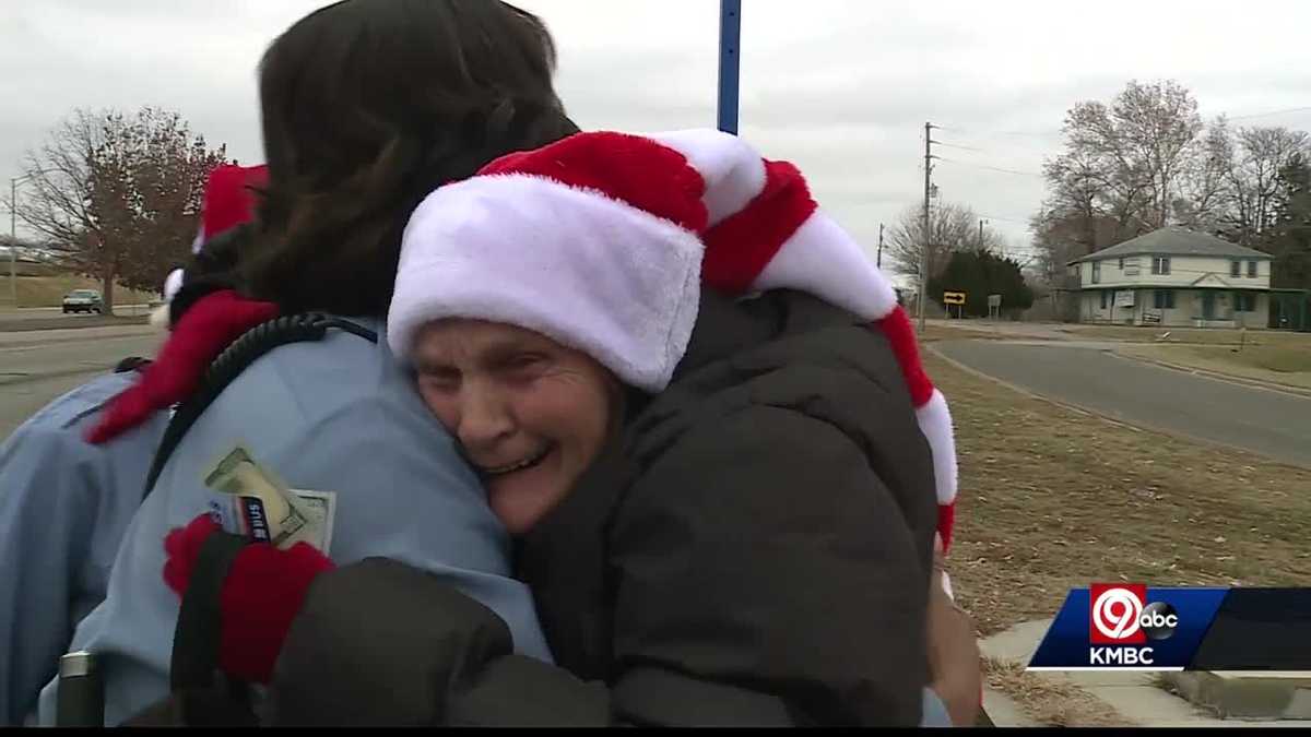 KCK police help Secret Santa surprise residents with Christmas cash