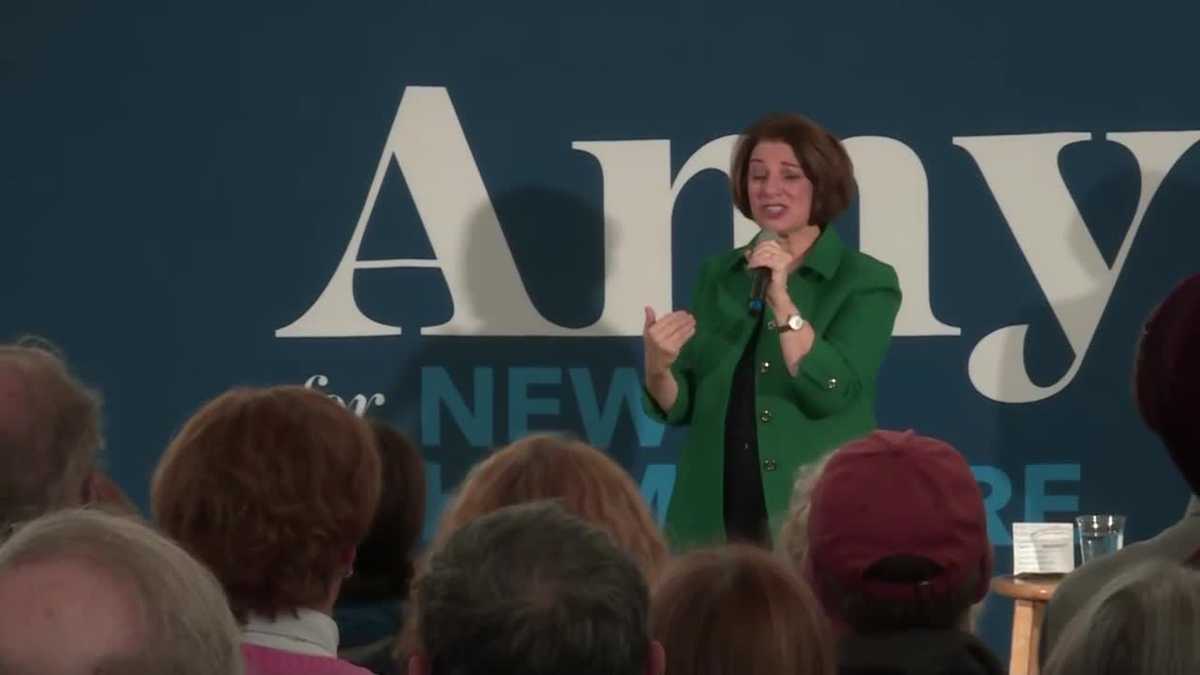 NH Primary video: Amy Klobuchar rallies with supporters in Keene