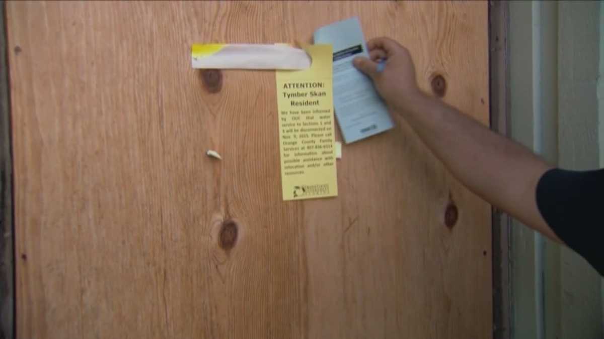 Tymber Skan residents forced to move after water shuts off