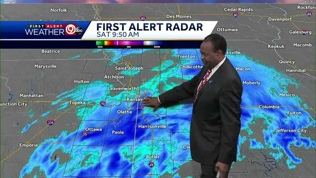 UPDATE: Snow burst reduces visibility in KC