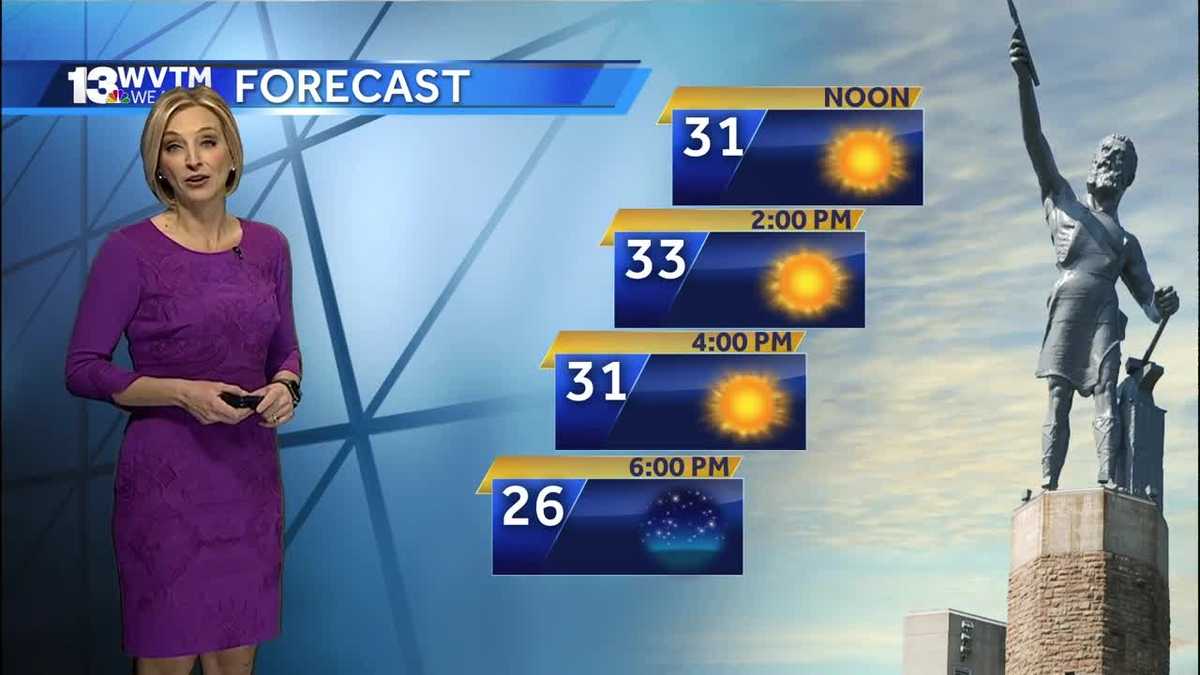 Stephanie Walker's cold weather forecast