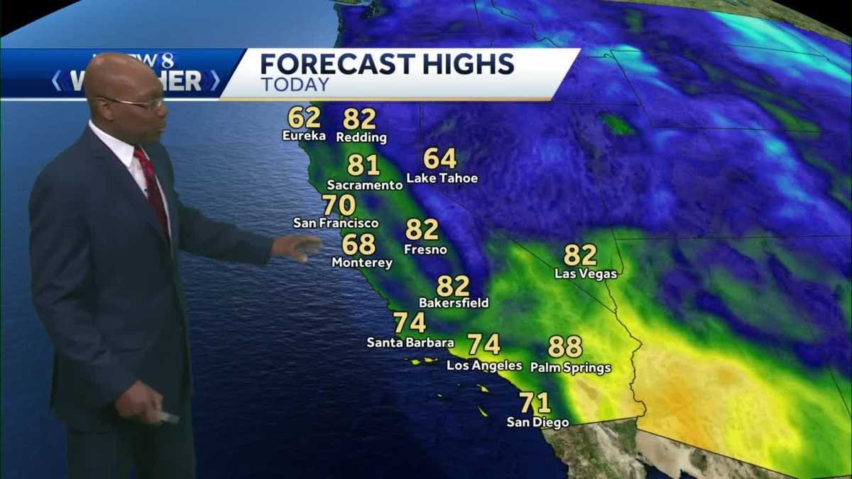 Slightly Warmer and Marine Layer Returns