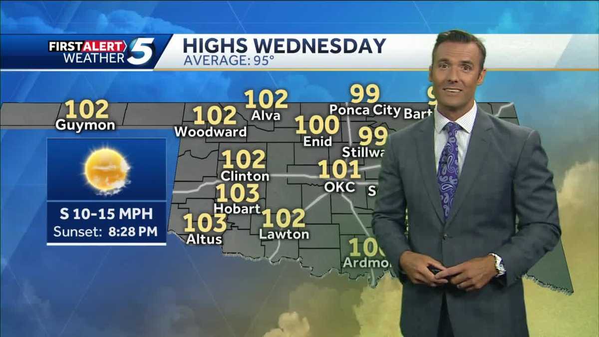 FORECAST: Wednesday, hottest day of the year