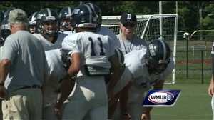 Kyle Ball leading the Blue Hawks