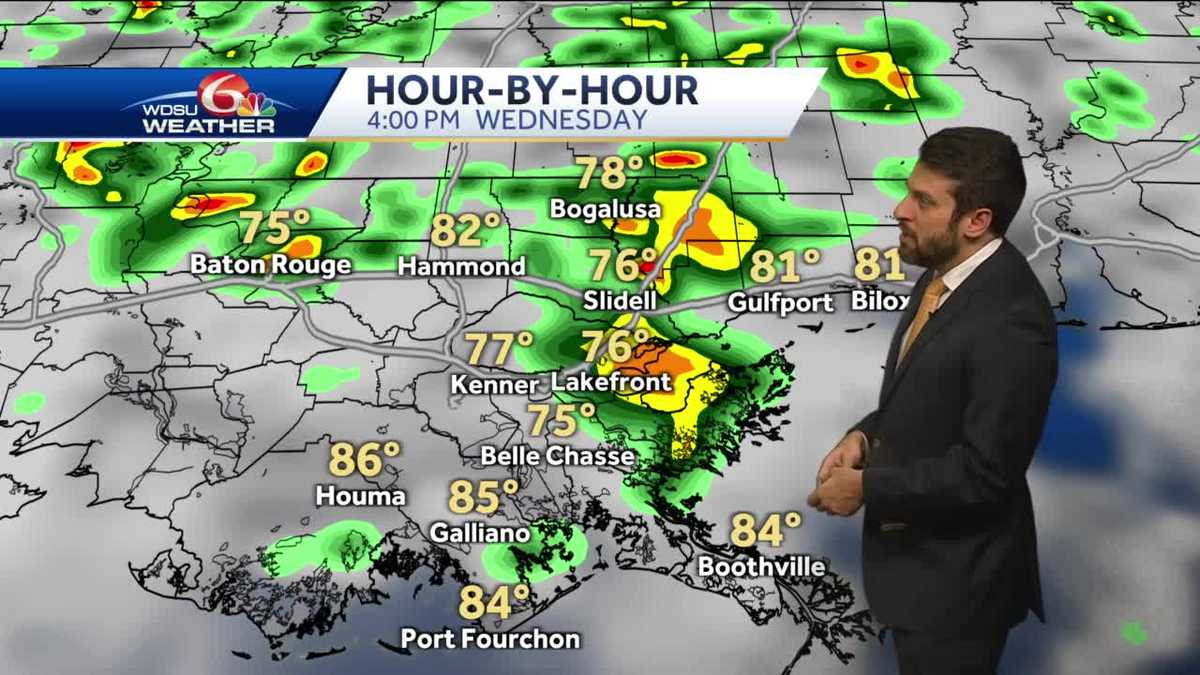 More rain and storms possible Wednesday