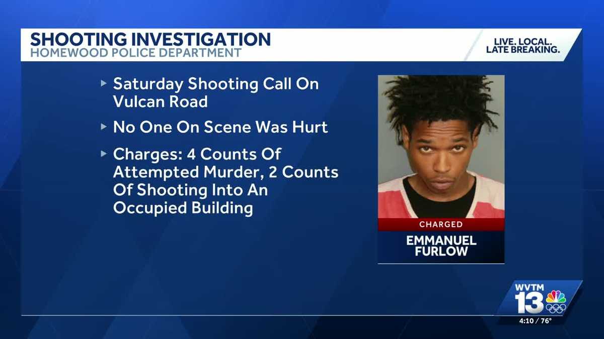 Man charged with attempted murder in Homewood shooting