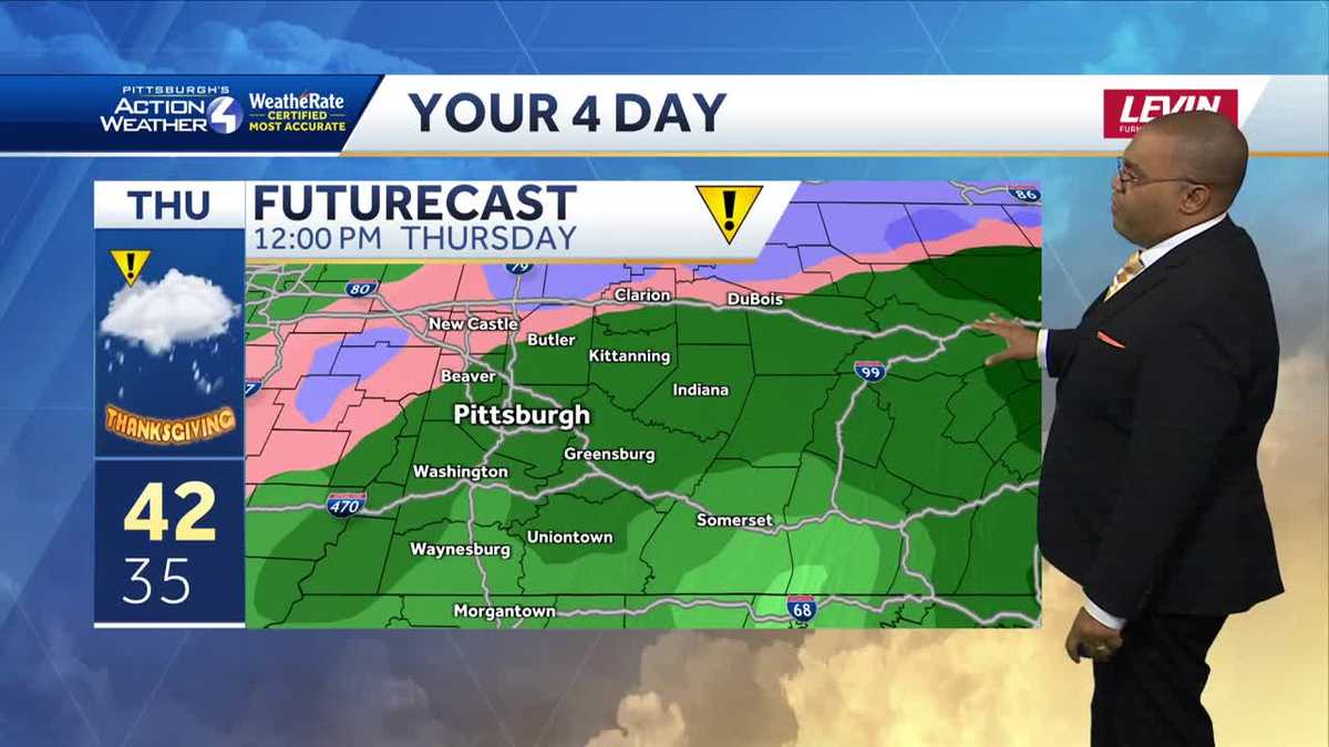 Showers late Monday, Impact Day Thursday