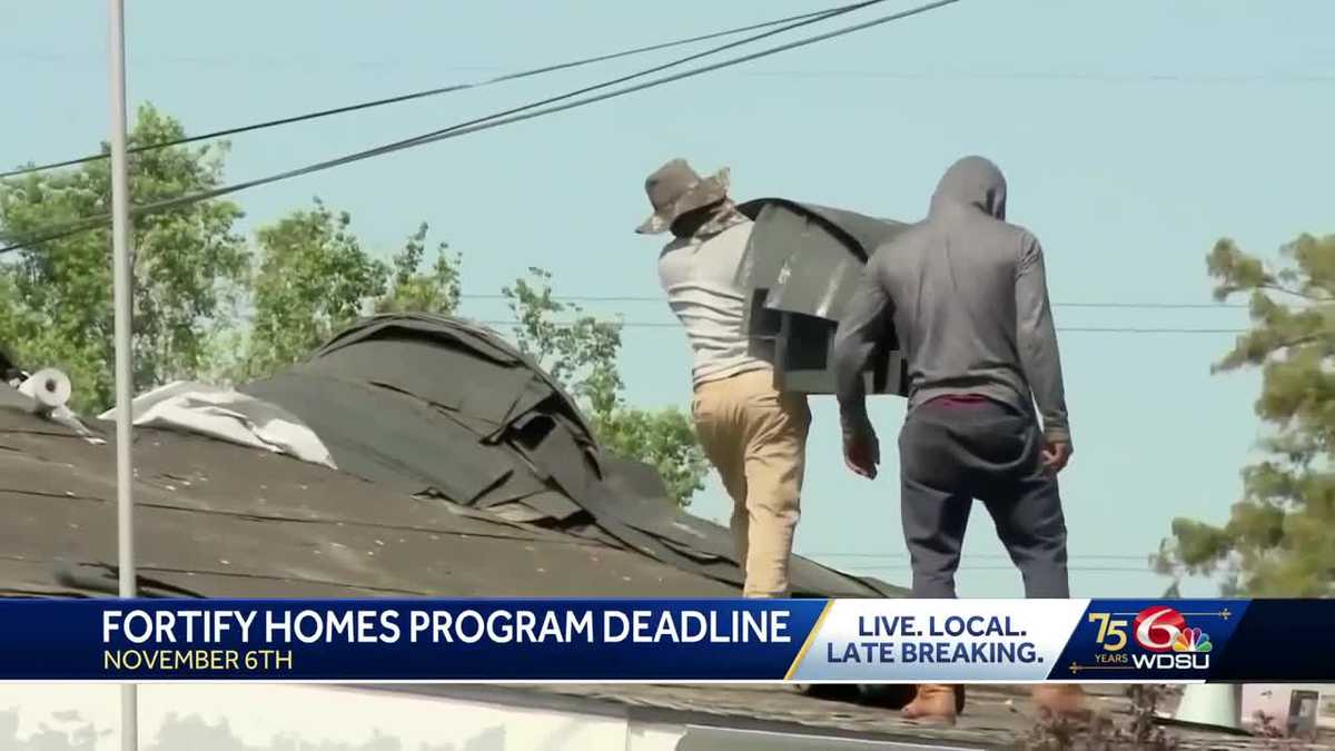 The third round of Fortified Homes program opens up Nov. 6