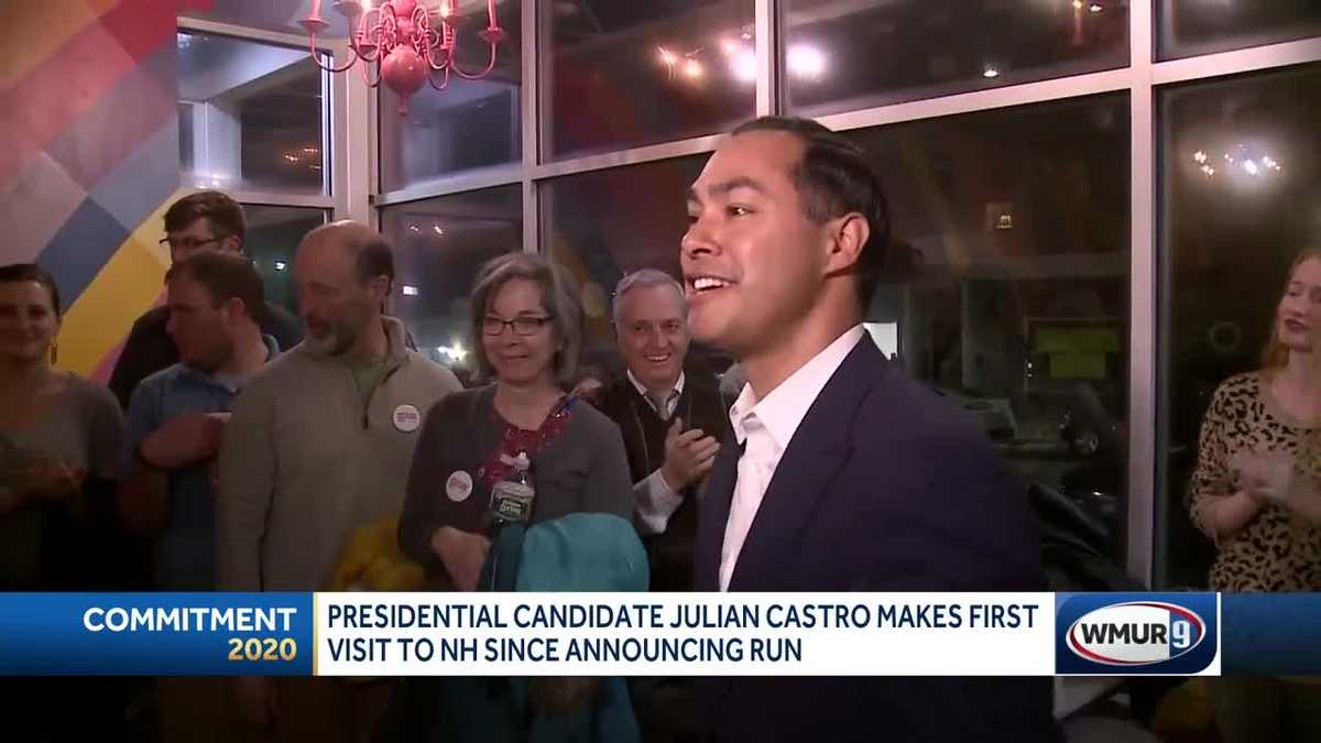 Julian Castro makes first NH visit since announcing candidacy